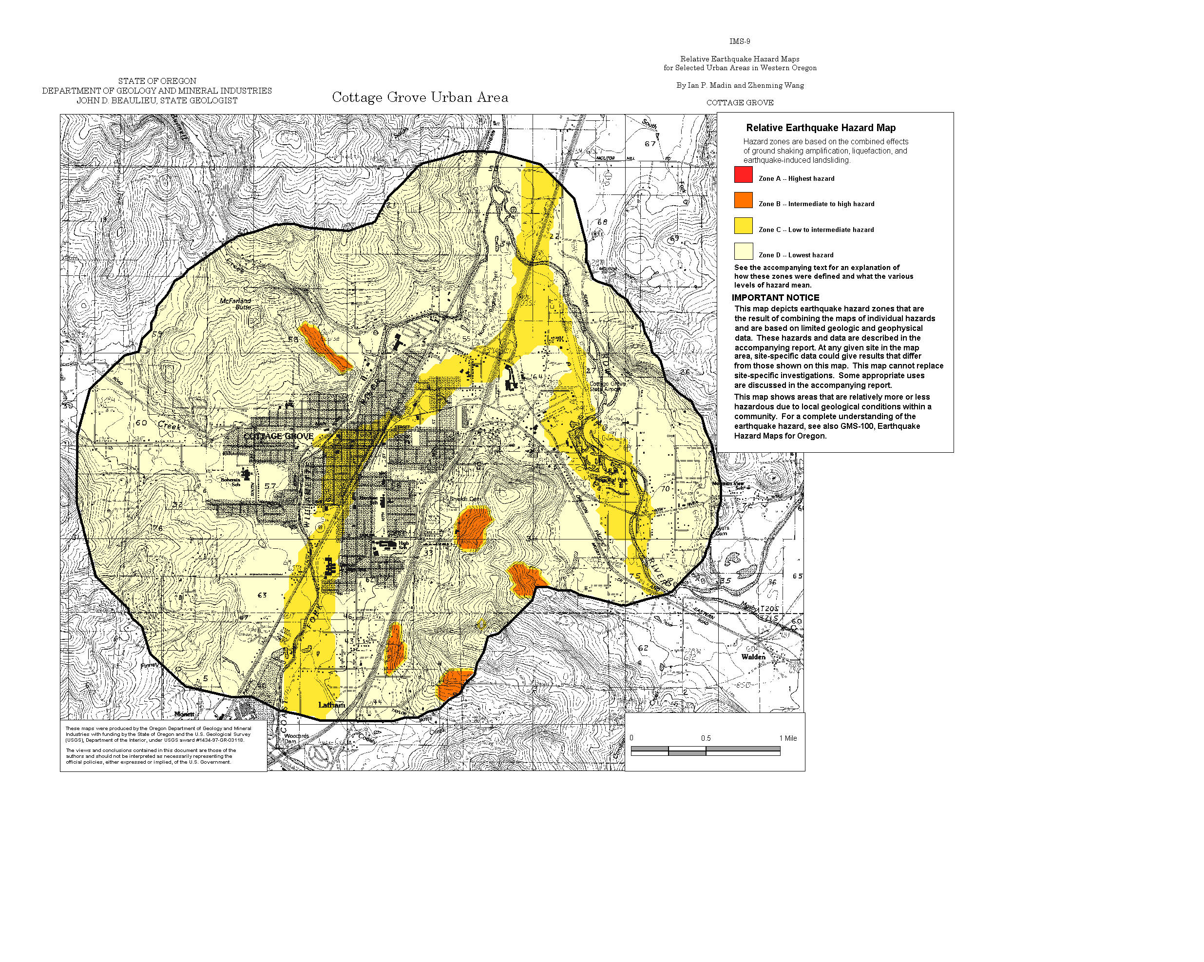 DOGAMI - IMS-9, Relative earthquake hazard maps for selected urban ...