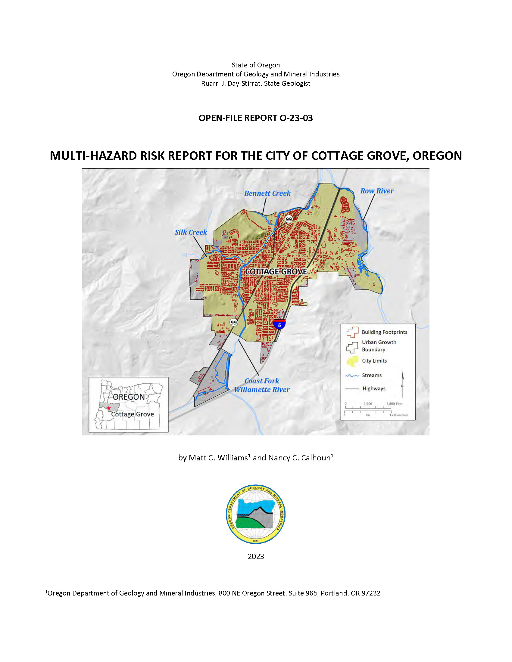 DOGAMI Open-File Reports | Oregon Department of Geology and Mineral ...